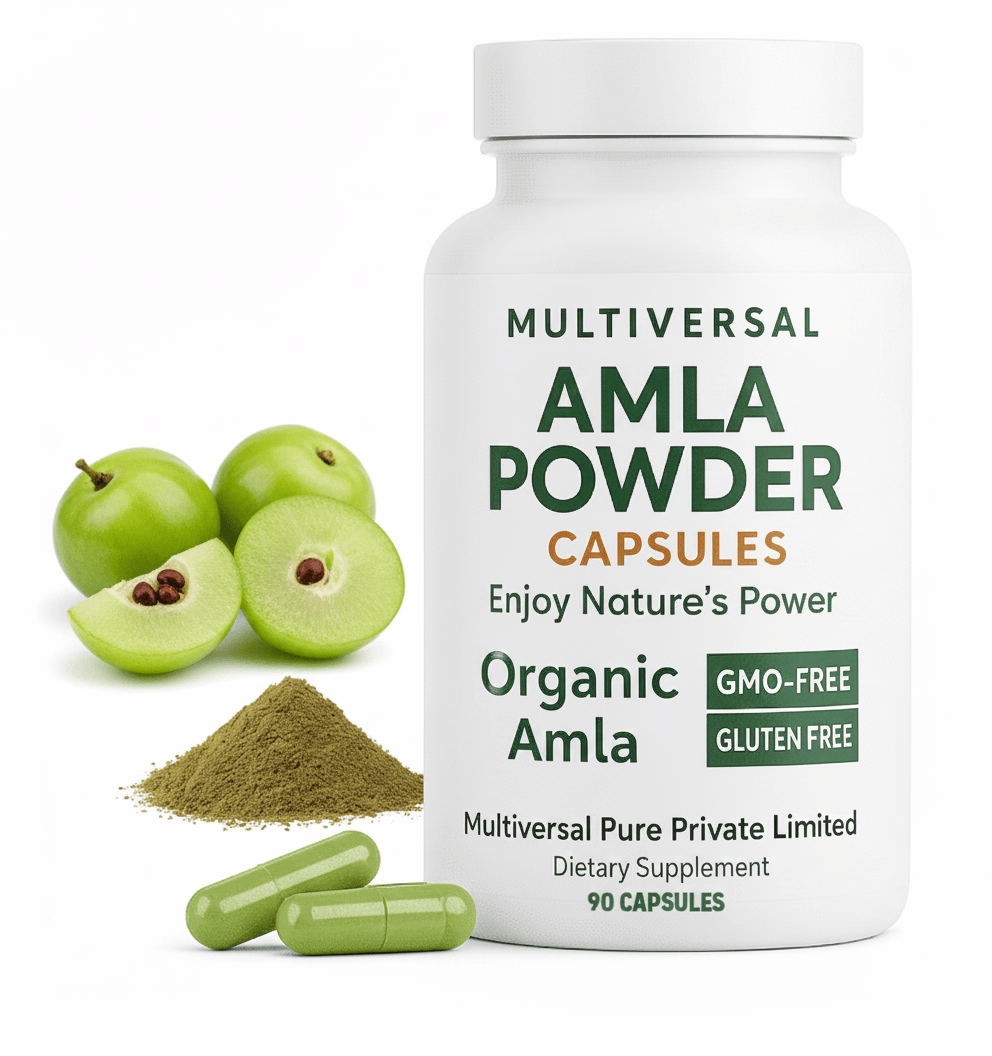 Multiversal Amla Capsules – 90 Capsules (500 mg) | Powerful Natural ...